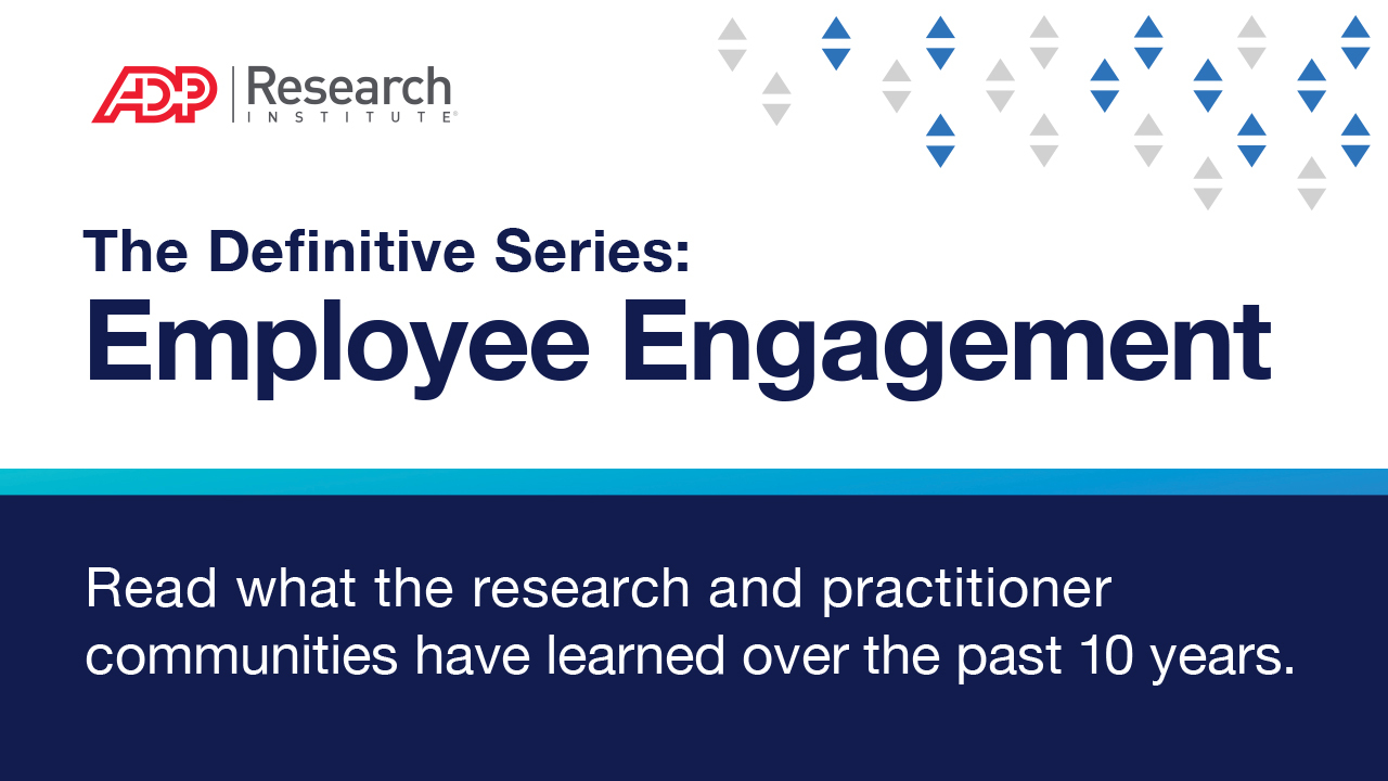 Employee Engagement Research Adp Research