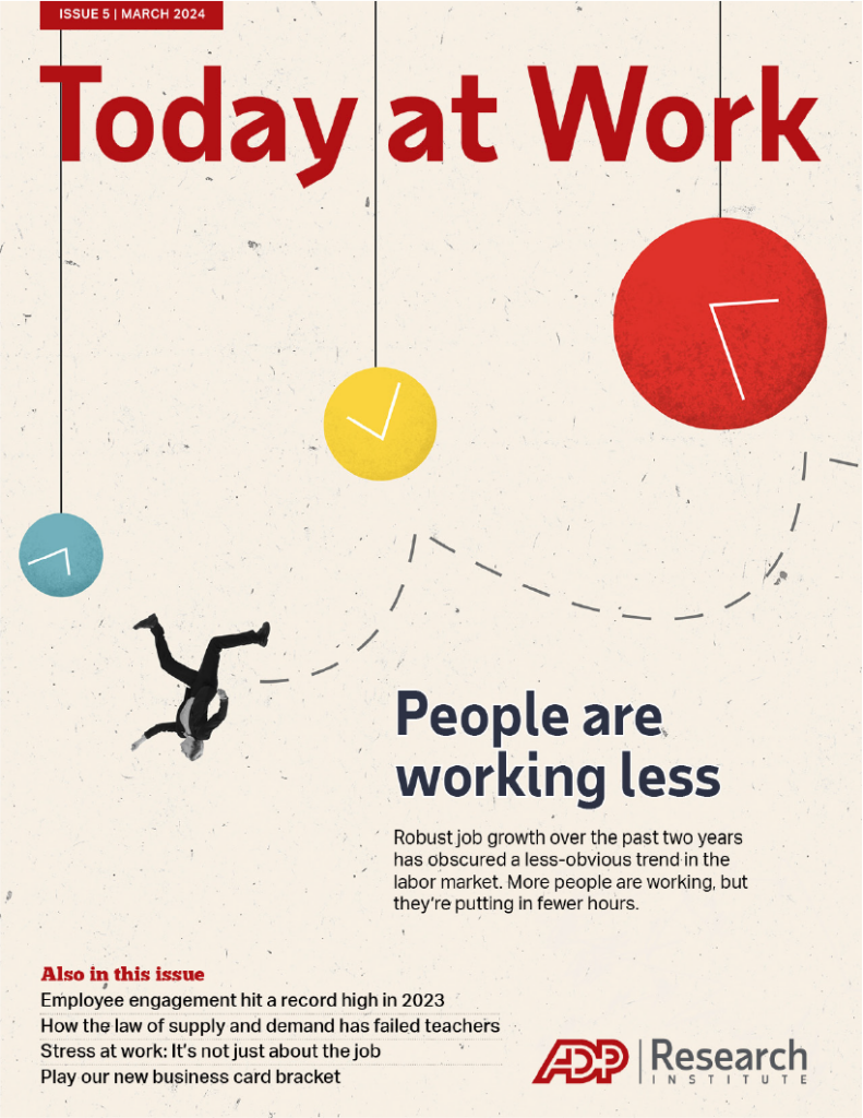 People are Working Less - ADP Research
